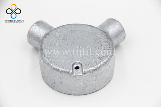 Hot dip galvanized malleable cast iron conduit  L102 2 way angle way circlar box supplier