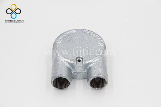 Hot dip galvanized malleable iron L106 2 way U box conduit box supplier