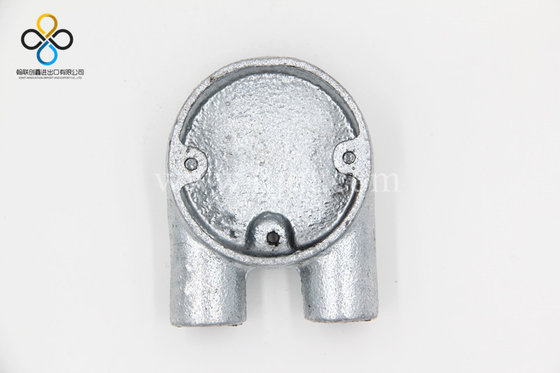 Hot dip galvanized malleable iron L106 2 way U box conduit box supplier