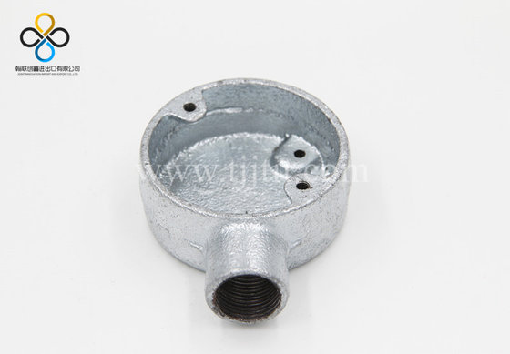 Hot dip galvanized malleable iron L301 end box 1way terminal box conduit box supplier