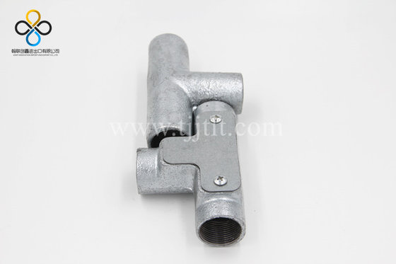 Hot dip galvanized malleable iron C253 inspection tee bend conduit box supplier