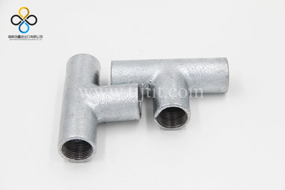 Hot dip galvanized malleable iron solid tee bend conduit box supplier