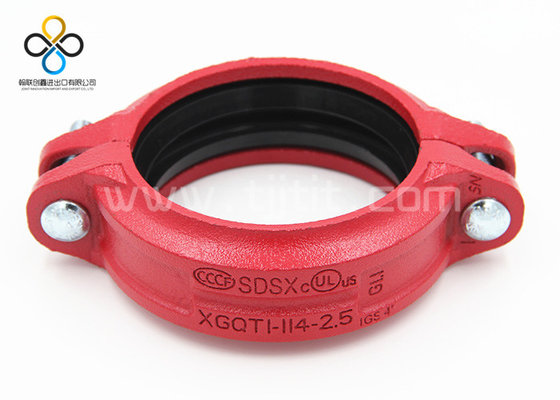 CCC FM UL Good quality Rigid Coupling Ductile iron grooved fittings supplier