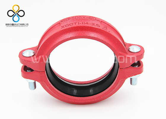 CCC FM UL Good quality Rigid Coupling Ductile iron grooved fittings supplier