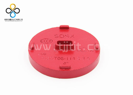 CCC FM UL Good quality Grooved Cap Ductile iron grooved fittings supplier