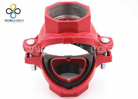 CCC FM UL Good quality  Mechanical Cross S Ductile iron grooved fittings supplier