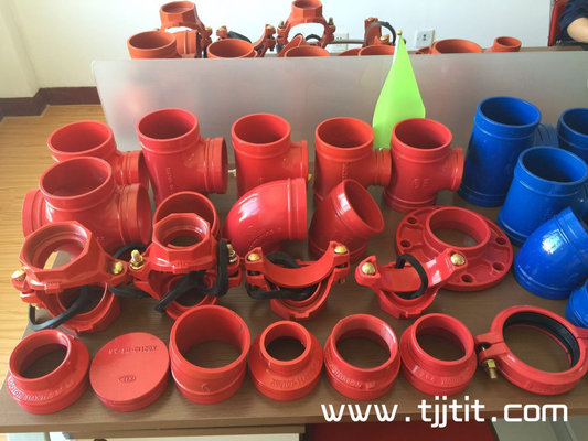 CCC FM UL High quality Ductile iron grooved fittings supplier