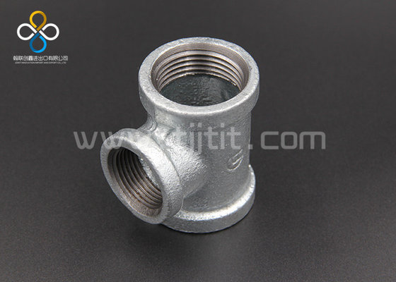 China Hot galvanized malleable iron pipe fittings Reducing Tees supplier