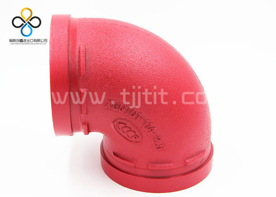 CCC FM UL Good quality Elbow 90 Ductile iron grooved fittings supplier