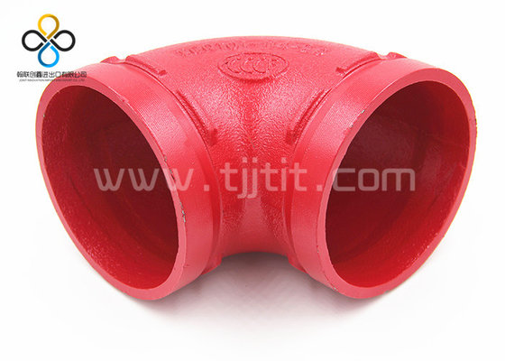 CCC FM UL Good quality Elbow 90 Ductile iron grooved fittings supplier