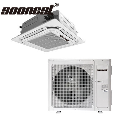 Low Noise Ceiling Cassette Air Conditioner Cooling System Air Cooler Indoor Ductless Mini Split Air Conditioner And Heat Pump