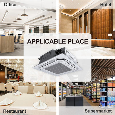 Low Noise Ceiling Cassette Air Conditioner Cooling System Air Cooler Indoor Ductless Mini Split Air Conditioner And Heat Pump