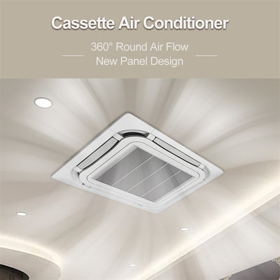 Low Noise Ceiling Cassette Air Conditioner Cooling System Air Cooler Indoor Ductless Mini Split Air Conditioner And Heat Pump
