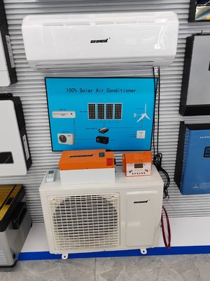 12000Btu 18000Btu DC AC Split Unit Solar Air Conditioner 18000Btu 100% Room Solor Refrigeraci Solar Hybrid Solar Air Conditioner