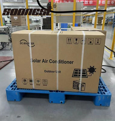 120V AC 12000 Btu 18000 Btu 24000 Btu Solar Air Conditioner Hybrid Solar Cooling And Heating Power Air Conditioner For Home