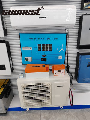 120V AC 12000 Btu 18000 Btu 24000 Btu Solar Air Conditioner Hybrid Solar Cooling And Heating Power Air Conditioner For Home
