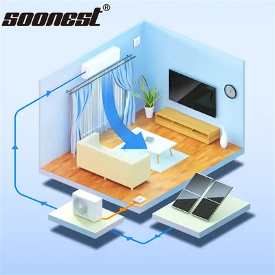 Split Style Solar Air Conditioner Price Solar Air Conditioner 12000 Btu 18000 Btu Solar Air Conditioner