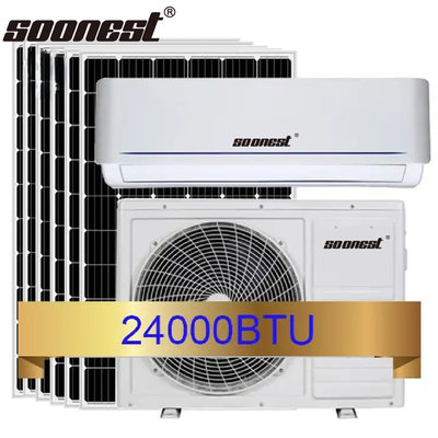 24000Btu Dc  Ac Mini Split Unit Solar Powered Window Air Conditioner Solar Air Conditioner Smart Air Conditioners