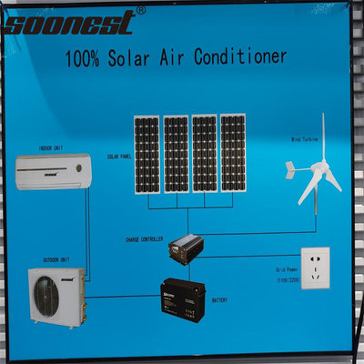 Floor Standing Climatiseur Solaire Solar Air Conditioner Car Solar Air Fresheners Fragrance Air Conditioner