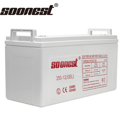 Soonest Solar Storage Power System Deep Cycle Gel Battery 12V 200Ah 100Ah 150Ah 250Ah Back Up
