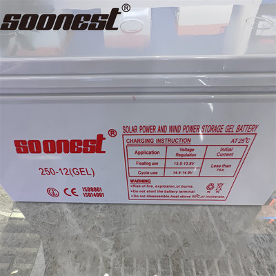 Soonest Solar Storage Power System Deep Cycle Gel Battery 12V 200Ah 100Ah 150Ah 250Ah Back Up