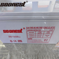 Soonest Solar Storage Power System Deep Cycle Gel Battery 12V 200Ah 100Ah 150Ah 250Ah Back Up