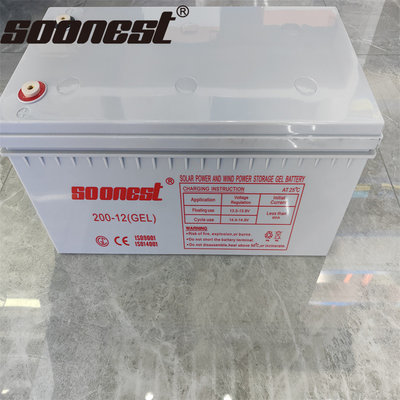 Hot Sale White Case Storage 12V 150Ah Battery 12.8V 200Ah Gel Battery Solar Panel Gel Battery For Solar Panel