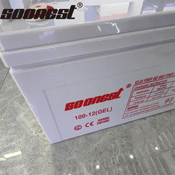 Soonest 6V 100Ah Gel Battery 12V 200Ah Energy Storage Battery Charger For Lithium And Gel Batteries
