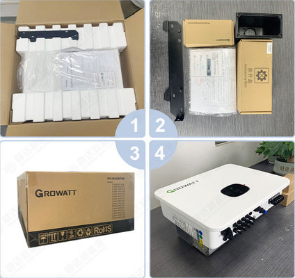 Cheap Price Growatt Solar Inverter Mac 50-70K Tl3-X Mv 3 Phase Solar Inverter On Grid With Solar Power System