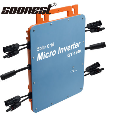 1800W 2000W Micro Inverter Plug And Play Solar Panels Solar Microinverter With Micro Inverter Build Solar Panel System