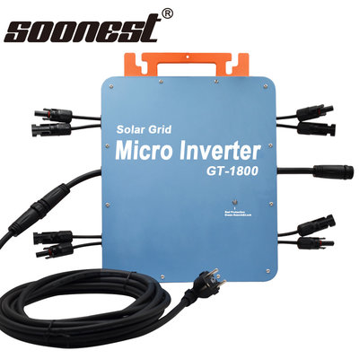 1800W 2000W Micro Inverter Plug And Play Solar Panels Solar Microinverter With Micro Inverter Build Solar Panel System