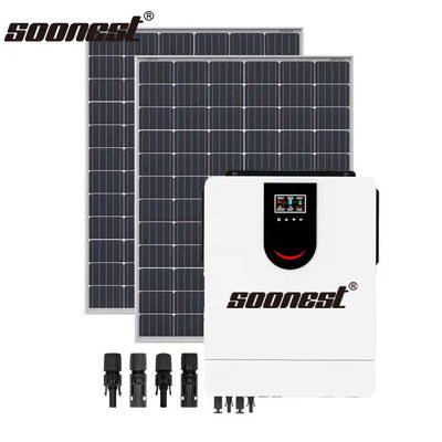 Hybrid Solar Inverter 3Kva 24V Oem Competitive Price Solar Inverter 250 Kva 3000 Watt Inverter Two Batteries Solar Energy