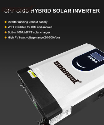With Off Grid Solar Power System Built In Inverter Good Price Inverter With Solar Charger Low Frequency Hybrid Solar Inverter