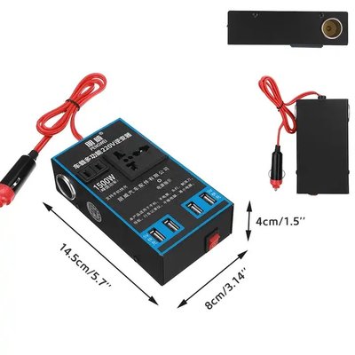 Hot Sale Car Inverter Pure Sine Wave Inverter Car Dc 12V To Ac 220V Power 12V To 110V Converter Car Inverter 1500W