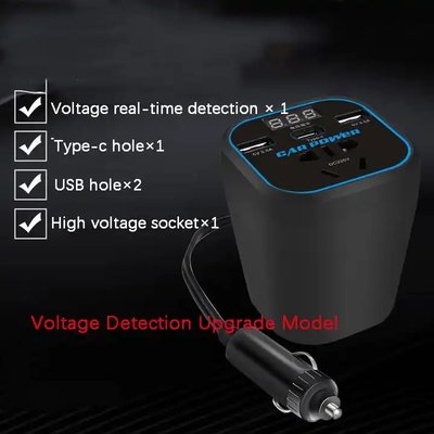 150W Car Inverter Dc 12V To 220V Power Converter Converter Step Down Usb Car Power Inverter Dc 12V To 110V Ac Car Charge