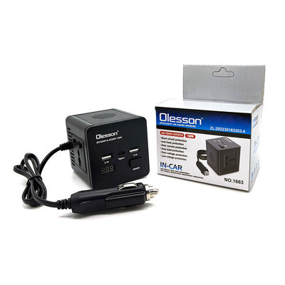150W Car Inverter 12V 24V To 220V Car Build-In Car Inverter #Car Goods #Car Supplies #Car Goods