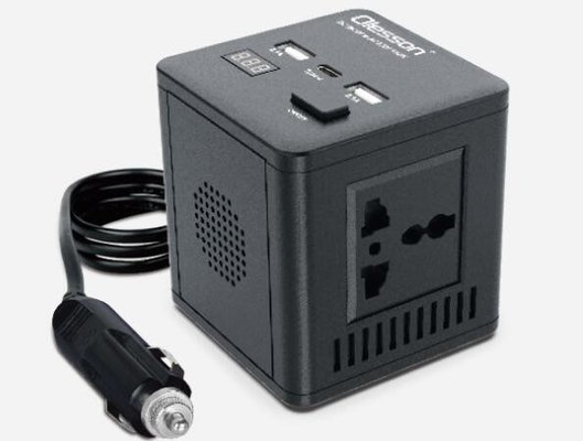 150W Car Inverter 12V 24V To 220V Car Build-In Car Inverter #Car Goods #Car Supplies #Car Goods
