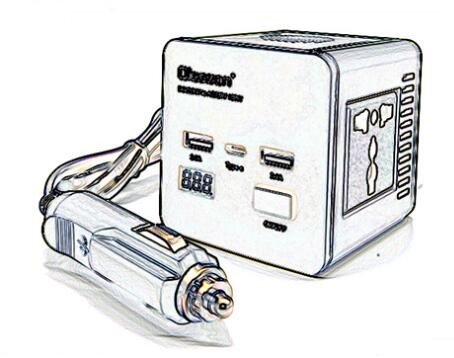 Car Power Inverter Dc 12V 24V To 220V Ac Converter 150W Car Power Inverter Charger 10A Car And Inverter Battery Charger