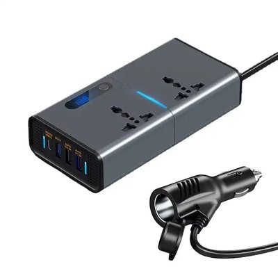 200W Car Power Inverter Dc 12V 24V To 110V 220V Ac Car Char Power Inverter With Usb Charger Power Inverter Ac Car Charger