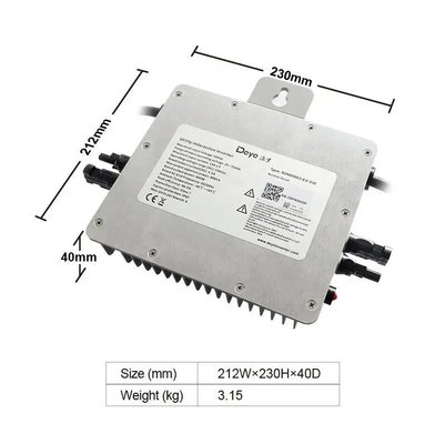Deye Micro Inverter Sun600G3-Eu-230 Mikro-Wechselrichter In China Wearhouse Dropshipping 300W 400W Solar Inverter