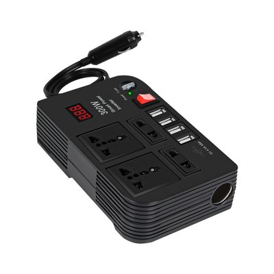 Factory Price Car Battery Inverter Digital Display Car Inverter 300W High Power Charger Modified Sine Wave Inverter Car