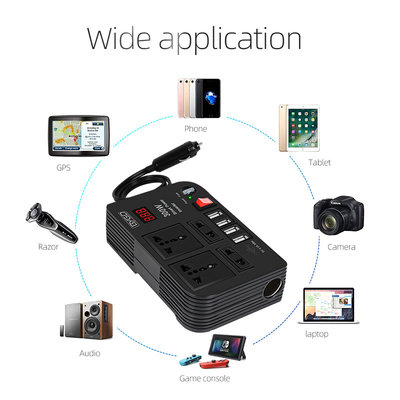 Factory Price Car Battery Inverter Digital Display Car Inverter 300W High Power Charger Modified Sine Wave Inverter Car