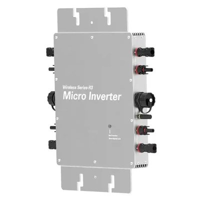 Micro Inverter Solar 2400W Ip65 Waterproof Wifi Monitoring Pv Micro Inverter Micro Inverter Solar Grid Tie Microinverter