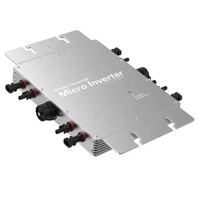 Micro Inverter Solar 2400W Ip65 Waterproof Wifi Monitoring Pv Micro Inverter Micro Inverter Solar Grid Tie Microinverter