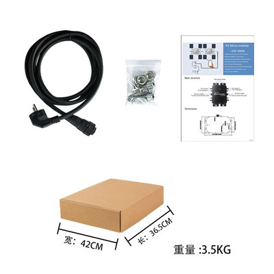 Smart 2000W Micro Solar Inverter 2Kw On Grid Micro Smart Inverter Cheap Golden Supplier Solar Micro Inverter System