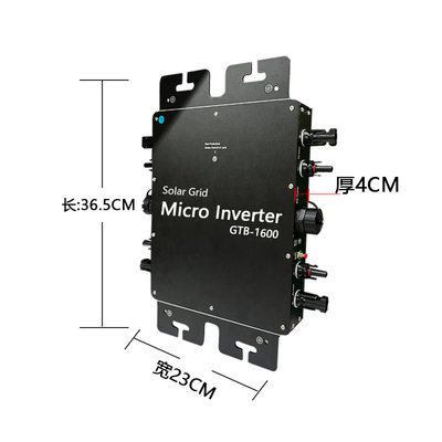 IP65 Micro Inverter GTB1600 On Grid Low Cost Easy Installation On Grid Smart Solar Micro Pv Inverter