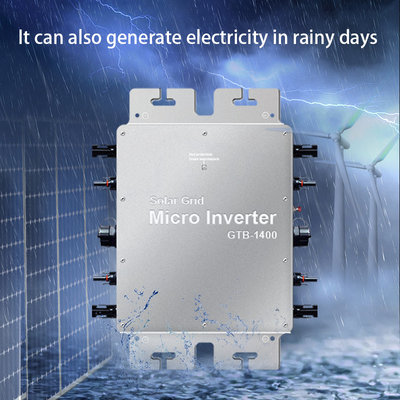 Smart 1400W 1600W On Grid Tie Mppt Solar Micro Inverter Grid Tie Micro Inverter Wvc-800W-Life