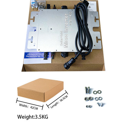 IP65 1200W 1400Watt Solar Micro Inverter Plug & Play Micro Inverter Grid Tie Wifi Power 800W 1000W