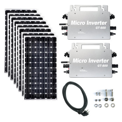 2800W Plug & Play Micro Inverter Grid Tie Wifi Power 800 Grid Tie Micro Inverter Wvc-800W-Life Dc22V-60Vdc