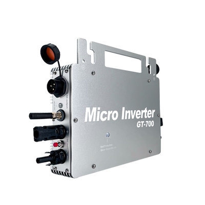 Silver 700W Micro Inverter On Grid Low Cost Easy Installation New Arrival Good Price Solar Micro Inverter System